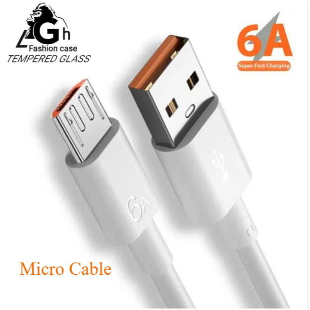 6A Micro Usb Type-c Usb Universal Fast Charging Data Cable | Shopee ...