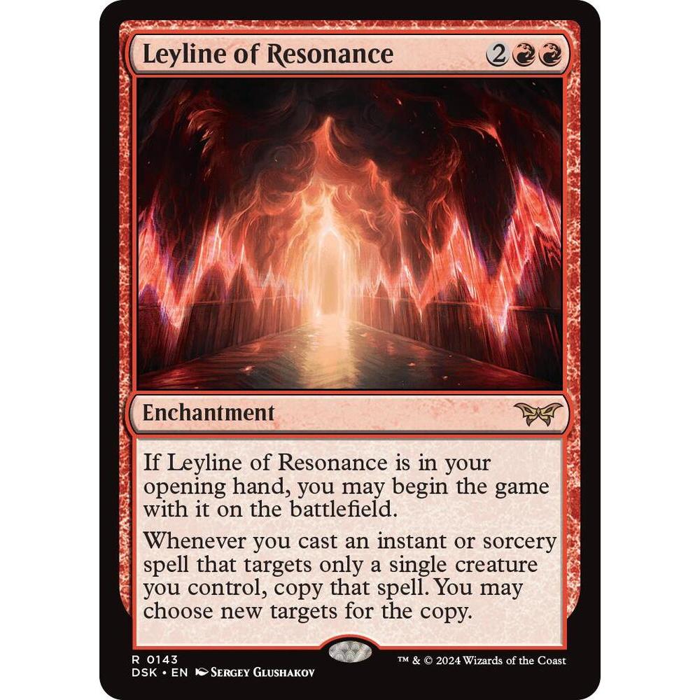 Magic the Gathering - Leyline of Resonance - MTG Red - DSK - NM - (_RAS ...