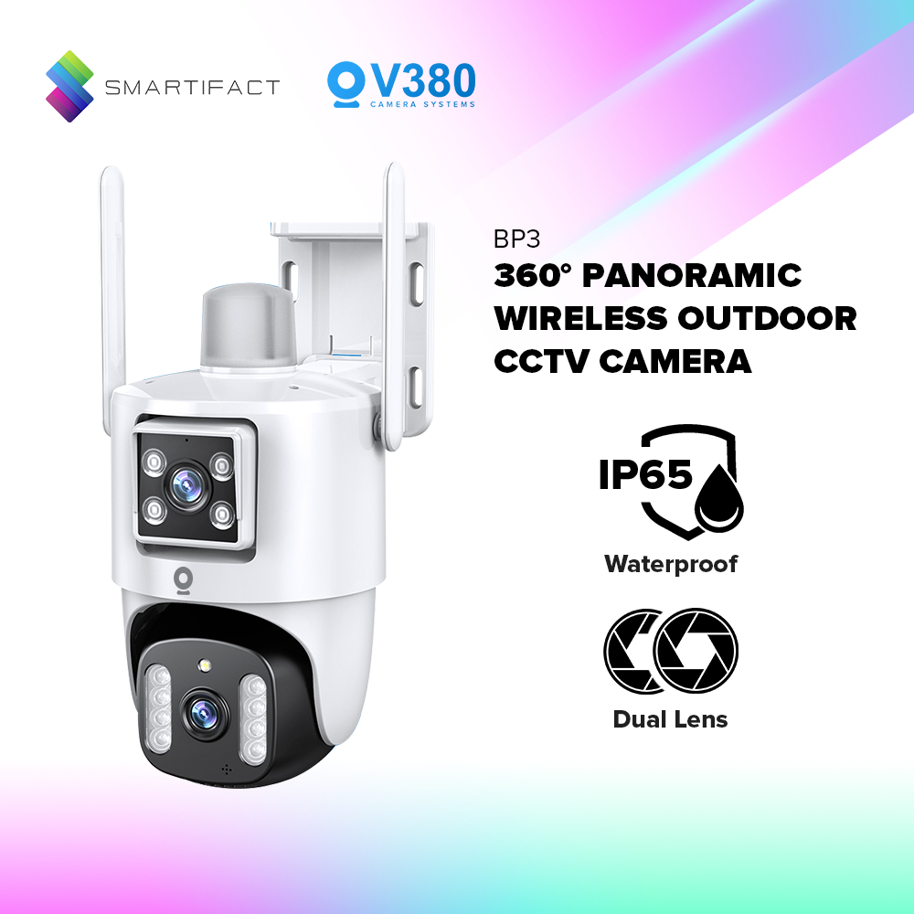 V380 BP3 CCTV Camera Wi-Fi Connect to Cellphone 1080P Smart Home Dual ...