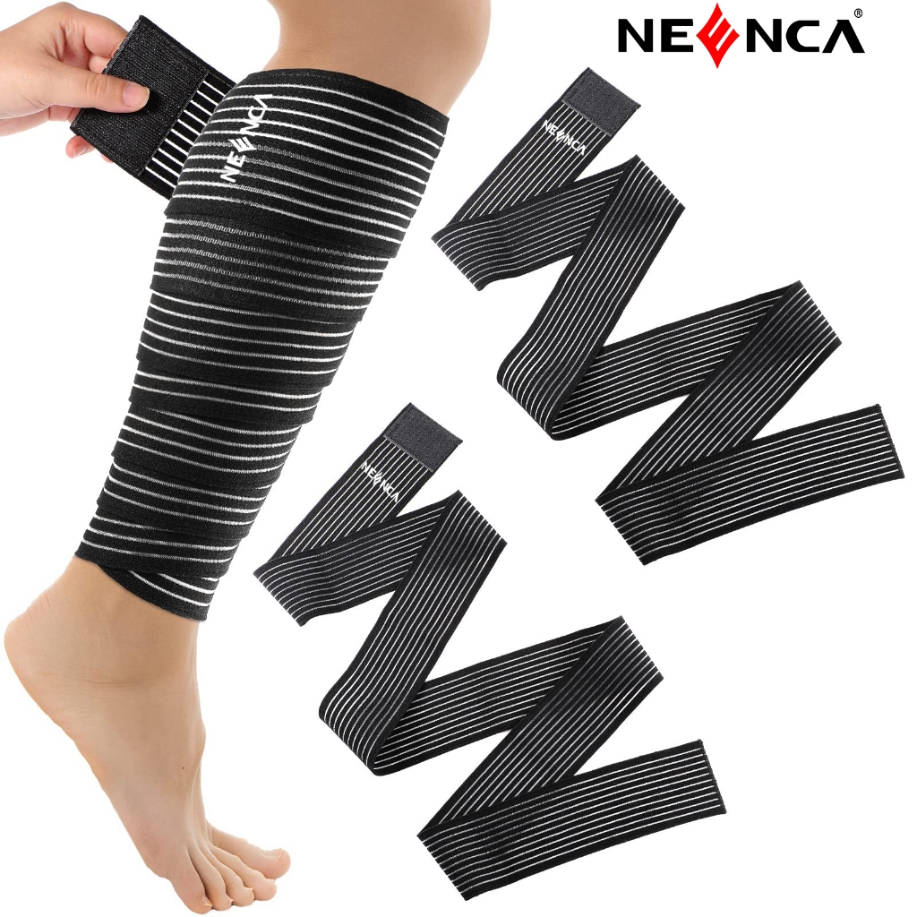 NEENCA 180cm Compression Elbow Wrap Bandage Knee Support Multi-purpose ...