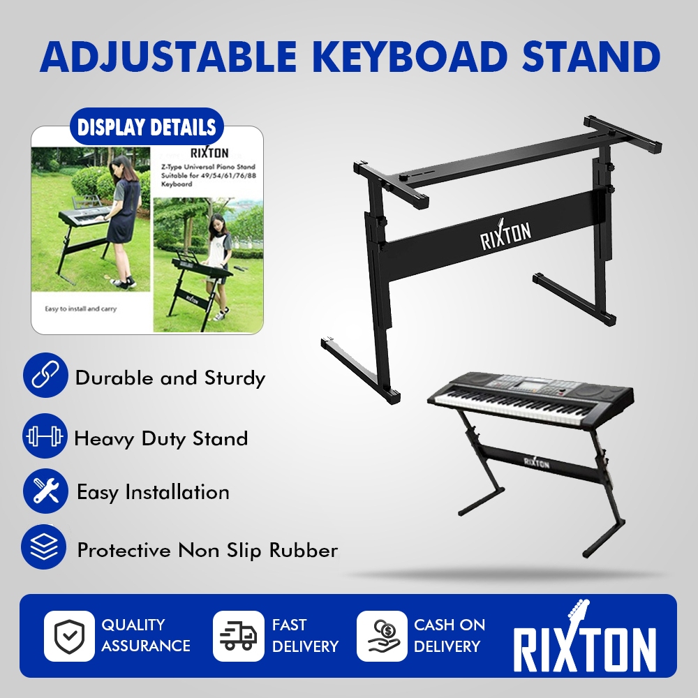 Rixton Z-Type Keyboard Stand Adjustable Keyboard Stand Electric Piano ...