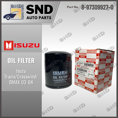 ISUZU OILK FILTER FOR Travis/Crosswind/DMAX 03-13 (8-97309927-0 / VIC ...
