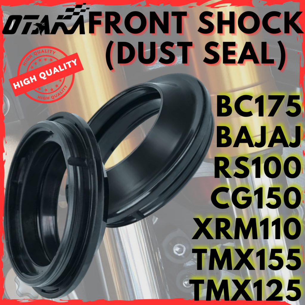 DUST SEAL (FRONT SHOCK) FOR BC175/BAJAJ/RS100/CG150/XRM110/TMX155 ...
