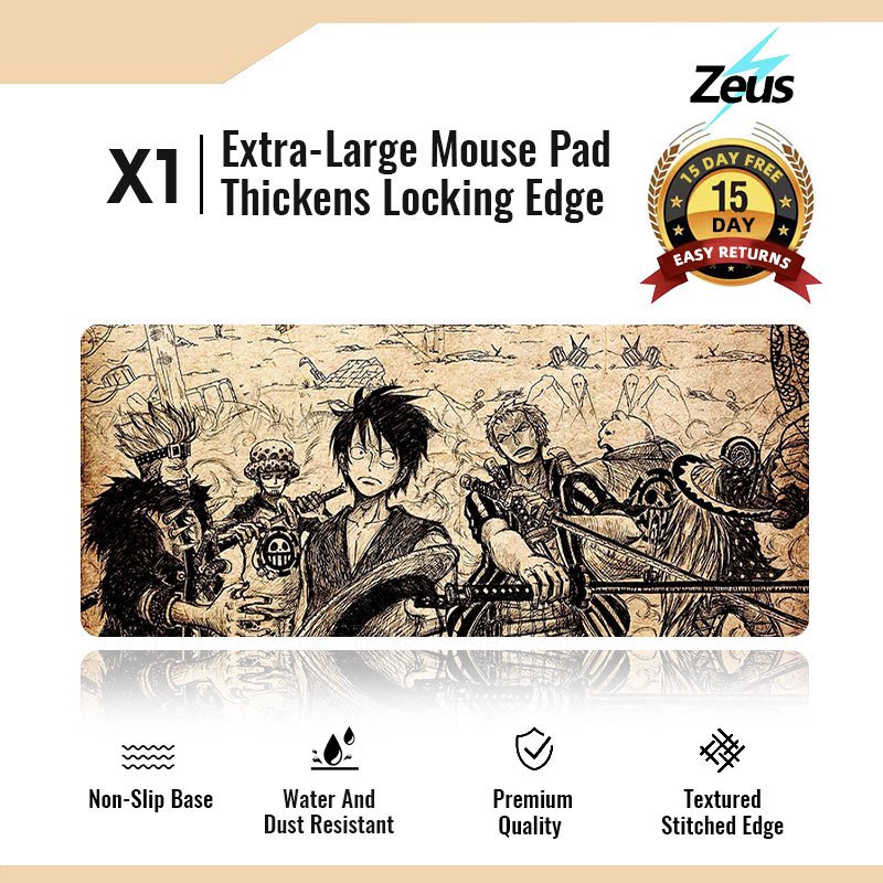 Zeus ( X-1 ) Extended Mouse Mat / Mouse Pad For Gaming ( 80cm x 30cm ...