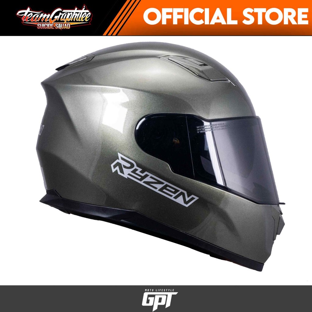 RYZEN ZX-440 GLOSS TITANIUM w/ smoke lens only | Shopee Philippines