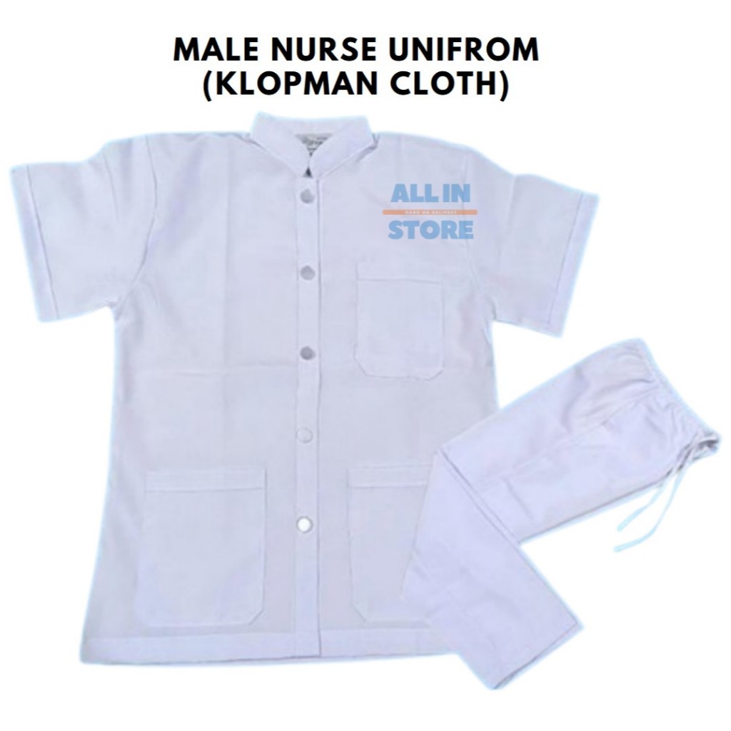 (All-Z) Male Nurse Unifrom (Klopman cloth) | Shopee Philippines