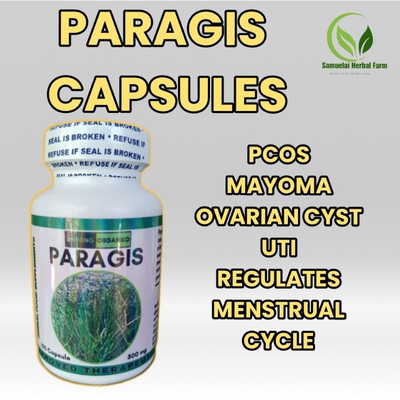 PARAGIS CAPSULES (100 caps. 500 mg)PCOS/CYST/MAYOMA | Shopee Philippines