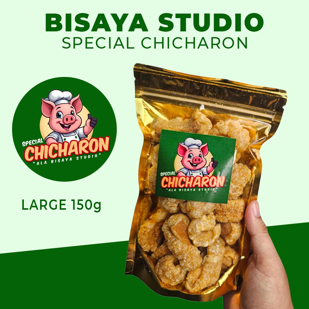(Large 150g) Special Chicharon Bagnet Ala Bisaya Studio / Chicharon ...