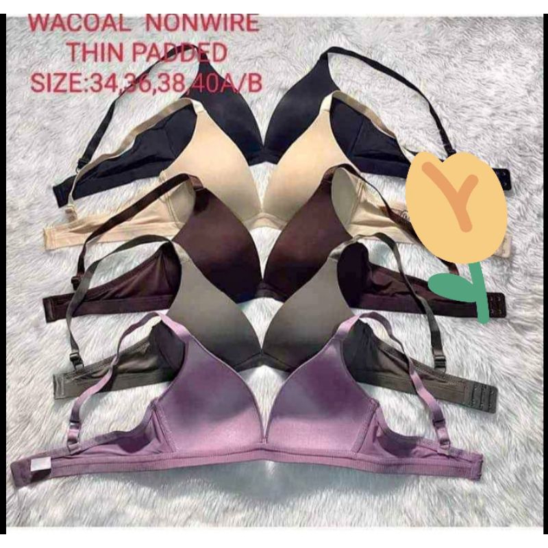 Classic bra non wire cup A&B Wacoal with tag brand | Shopee Philippines