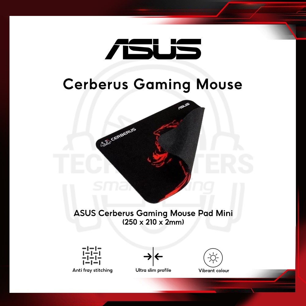 ASUS Cerberus Gaming Mouse Pad Mini (250 x 210 x 2mm) | Shopee Philippines