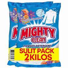 MIGHTY CLEAN LAUNDRY POWDER BLUE FLORAL GARDEN 2KG | Shopee Philippines