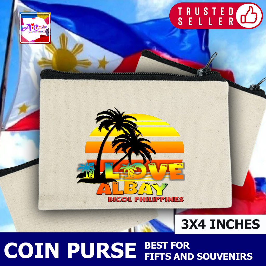I LOVE ALBAY BICOL PHILIPPINES COIN PURSE DESIGN BEST FOR GIFTS AND ...