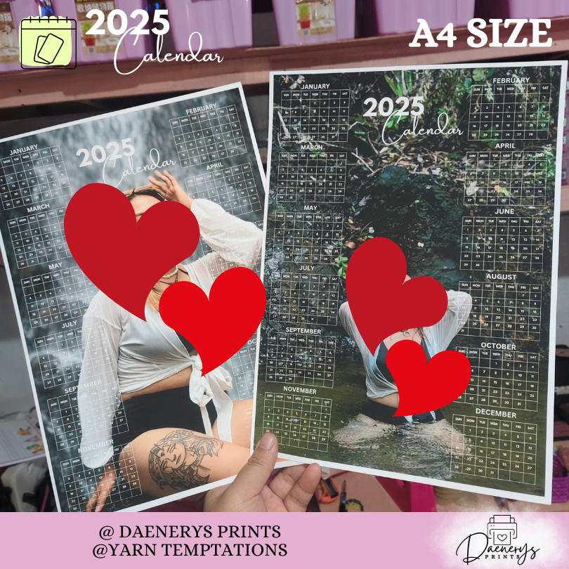 2025 Personalized Wall Calendar | A4 and ATM Size | Free Lay out ...