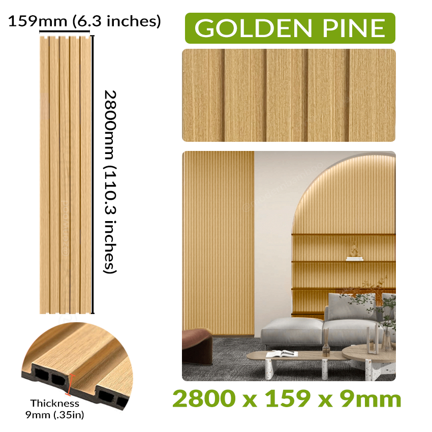 Zenwood Premium WPC Fluted Panels for Stylish Interiors tv wall living ...