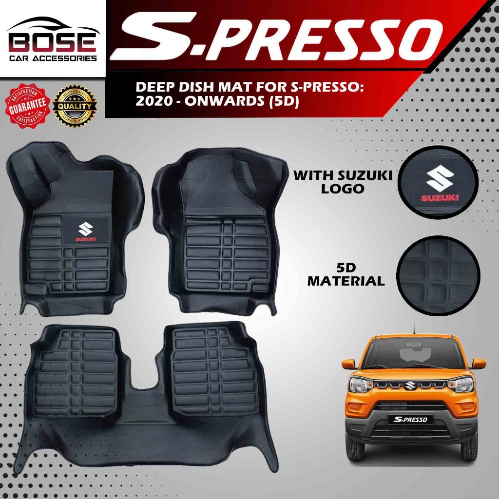 5D Deep Dish Matting for Suzuki Spresso 2022 Onwards High Quality FS ...