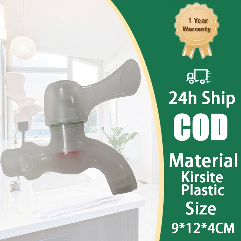 PVC plastic transparent faucet Kitchen Bathroom Washing Machine Faucet ...