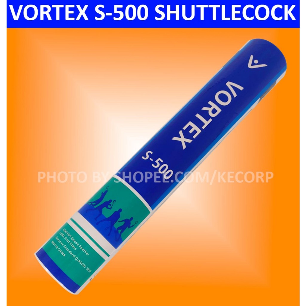 Vortex S-500 Hybrid Silver Feather Badminton Shuttlecock KECORP_S1 ...