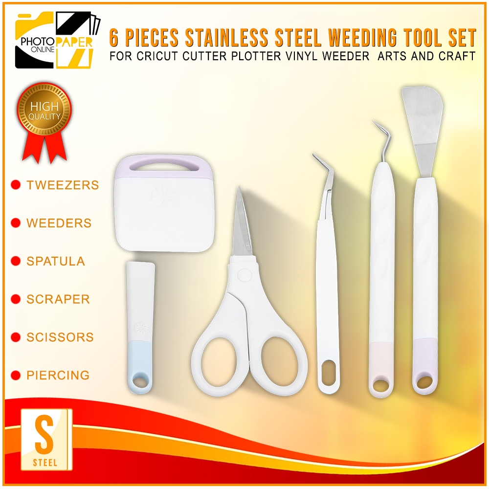 Creative 6 in 1 Craft Vinyl Weeding Tools Set Carving DIY Kit Arts ...