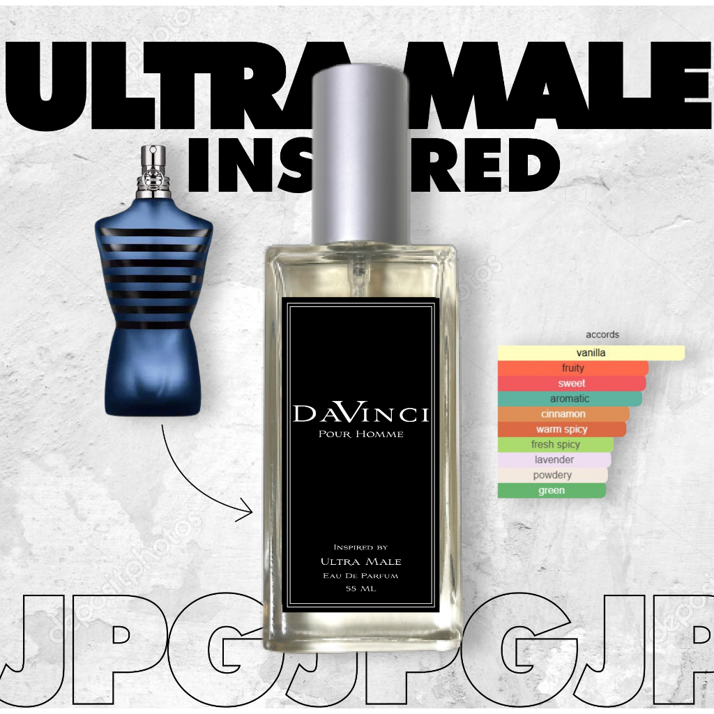 ULTR4 MALE Inspired Perfume For Men by DAVINCI PARFUMS | Shopee Philippines