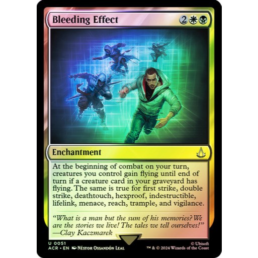 Magic: The Gathering | Bleeding Effect (Foil) | Universes Beyond ... Magic: The Gathering | Bleeding Effect (Foil) | Universes Beyond ...