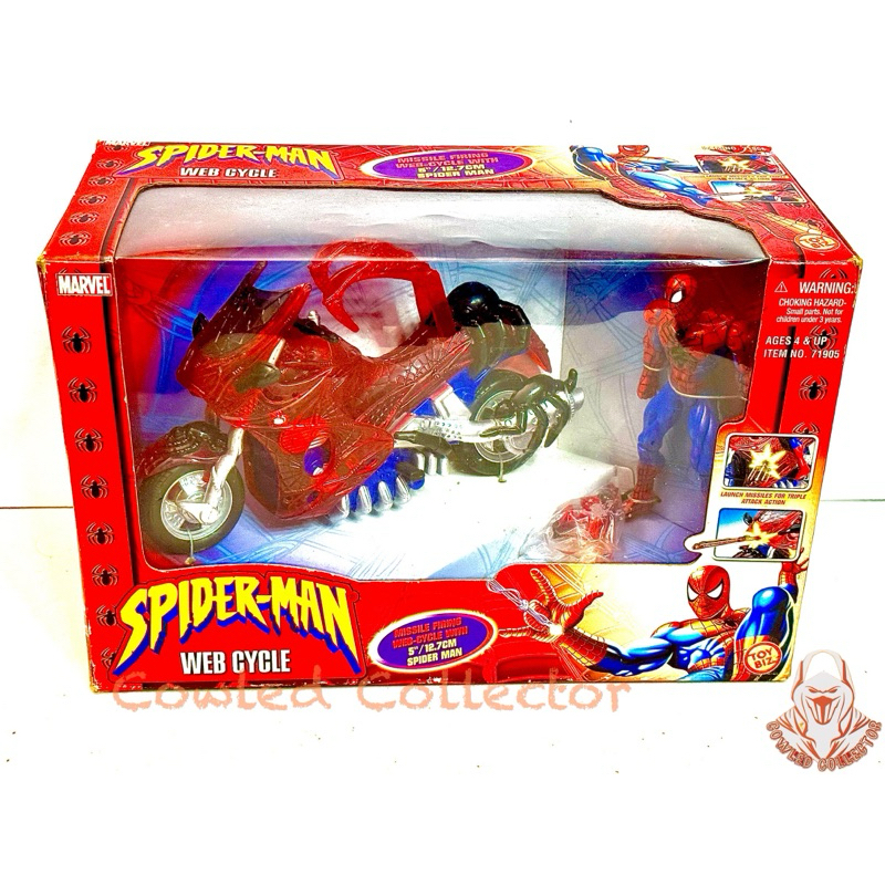 Toybiz Spider-Man Web Cycle - 2002 | Shopee Philippines