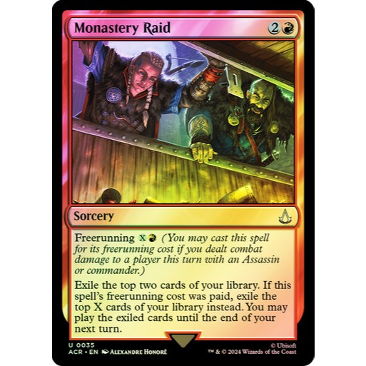 Magic: The Gathering | Monastery Raid | Universes Beyond: Assassin's ...