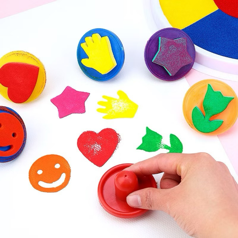 kid’s Painting Stamp Set (6pcs/set) | Shopee Philippines