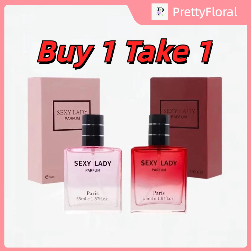 PrettyFloral~Buy 1 Take 1 Sexy Lady Perfume Paris Women's Perfume 55ML ...