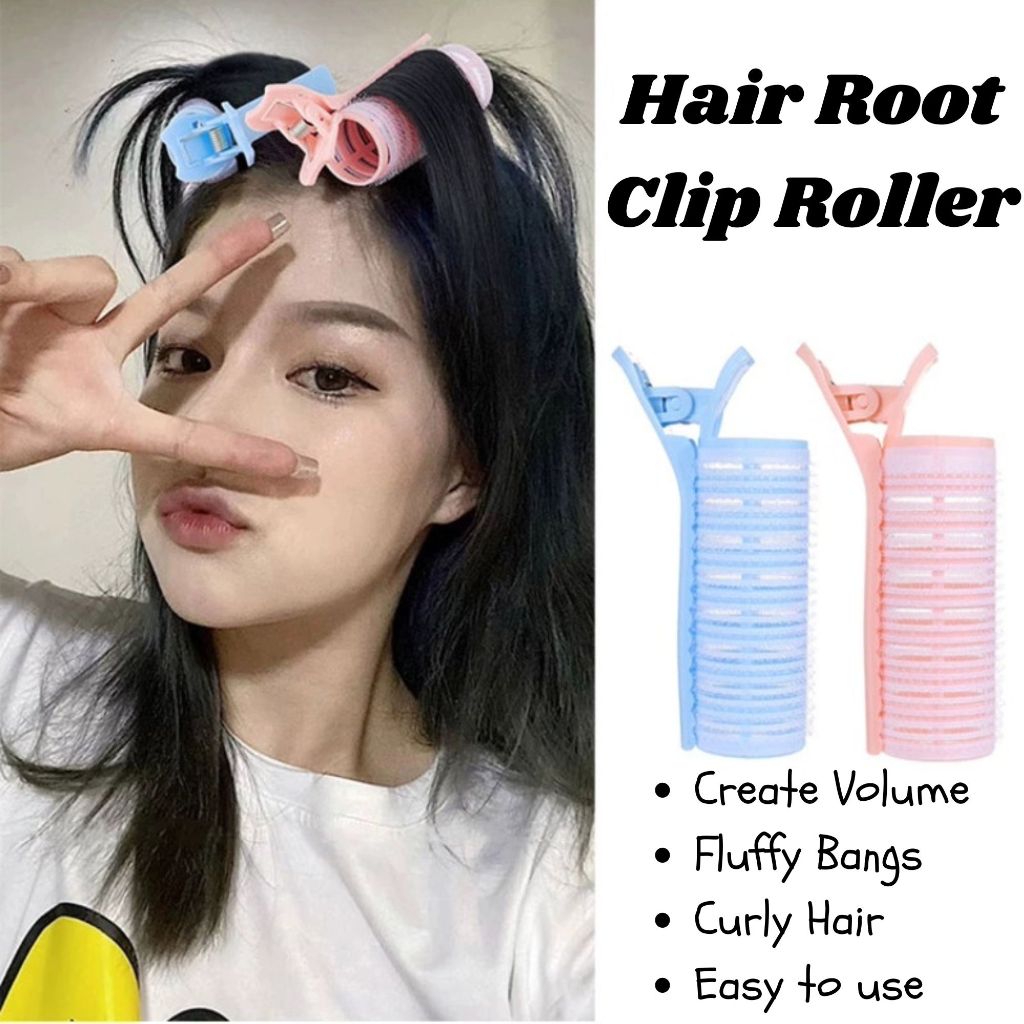 1pc Hair Root Clip Rollers Heatless Styling Tool Self Adhesive Bangs ...