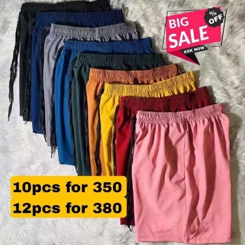 Taslan short for adult unisex free size .waist 24 to 38 . assorted ...