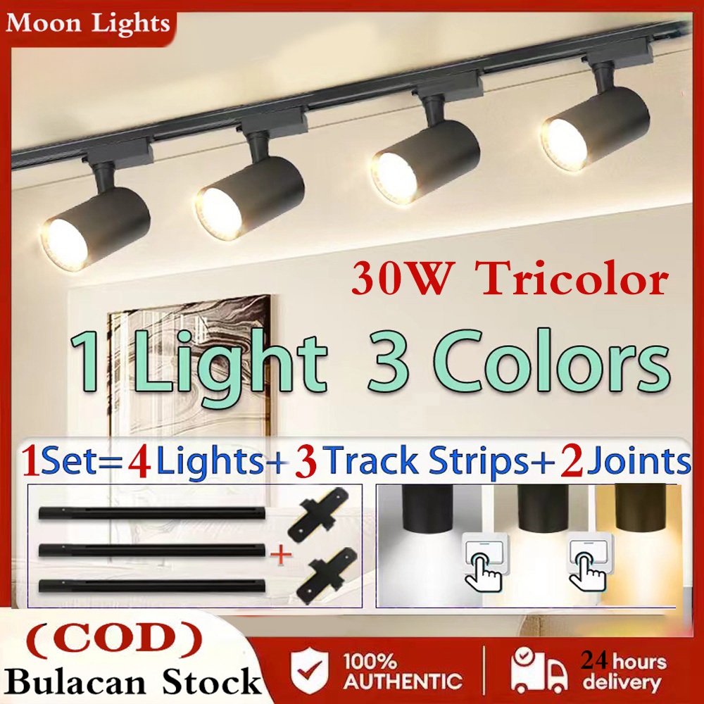 30W Tricolor Cob Spotlights/Track Lights/Led Spot light/Spotlight ...