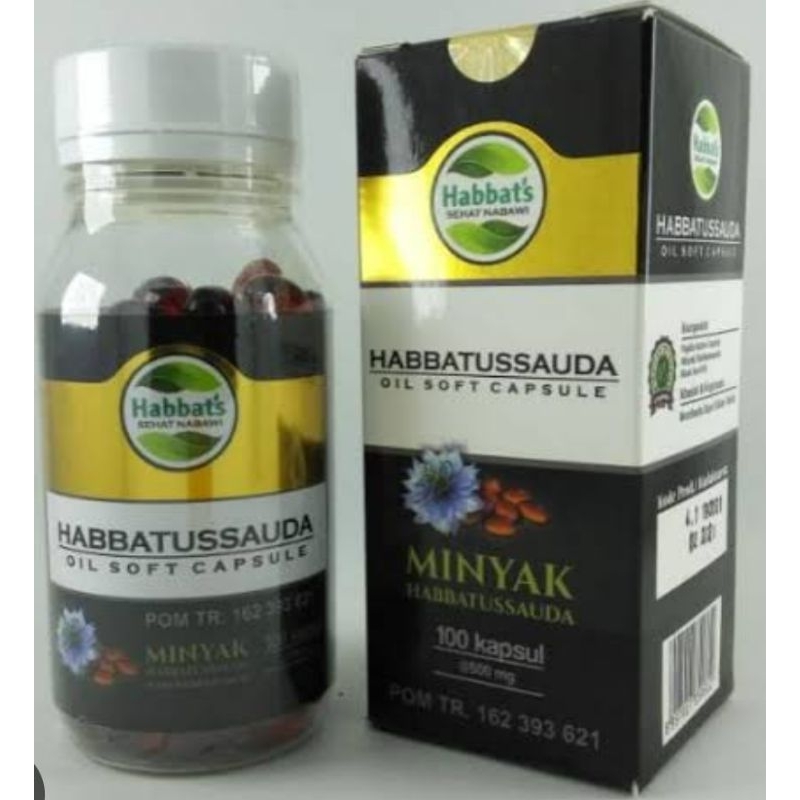 Minyak Habbattu saudah oil soft capsule HABBAT'S SEHAT NABAWI 10% Halal ...