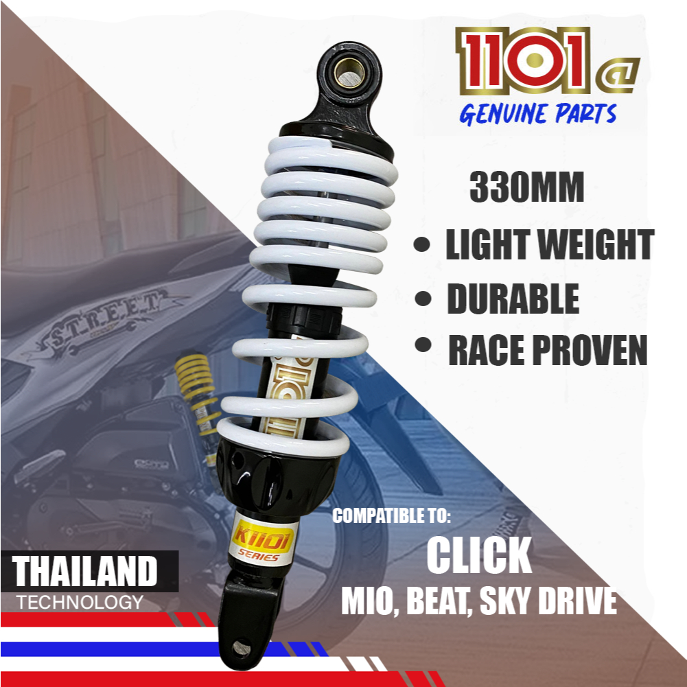 Motolab CLICK, MIO, BEAT, SKY DRIVE Single Rear Shock Absorber 330MM ...