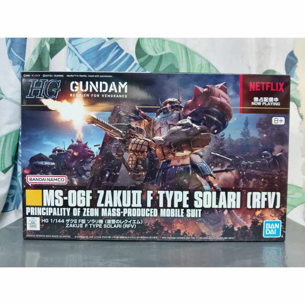 HG 1/144 Zaku II F Type Solari (RFV) | Shopee Philippines