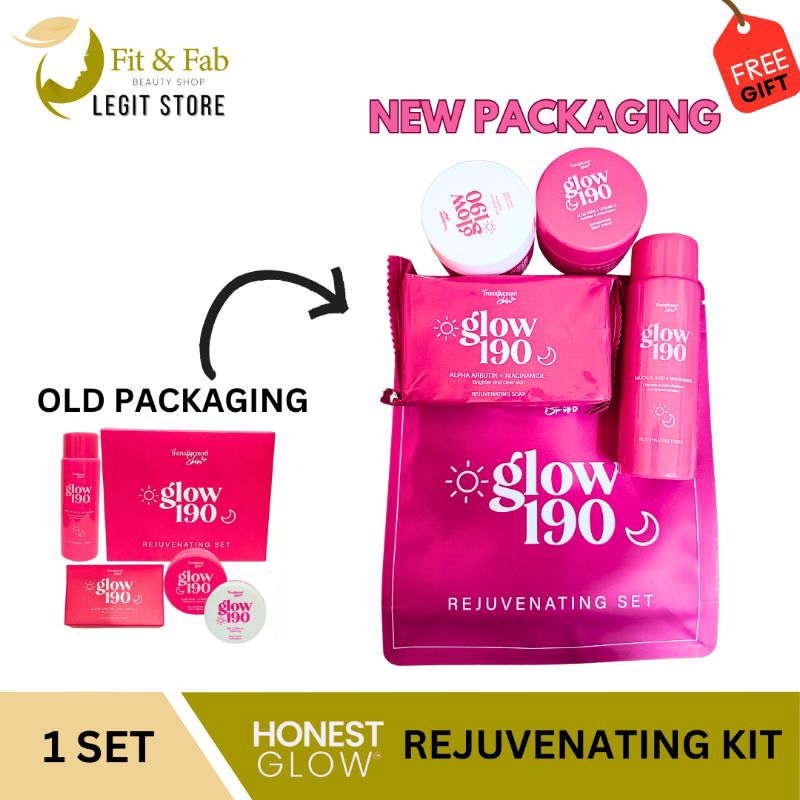 GLOW 190 Rejuvenating Set - Honest Glow [ Glow190 by Transformed Skin ...