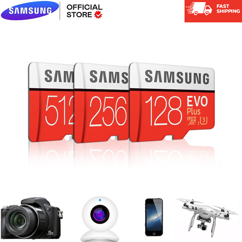 Samsung Evo Plus 128GB 256GB 512GB 1TB Micro SD Card UHS-I U3 Memory ...