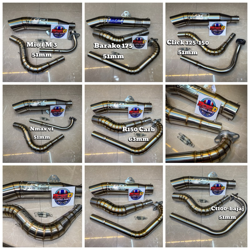 BP THAILAND OPEN PIPE SUPER OPEN (Stainless) | Shopee Philippines