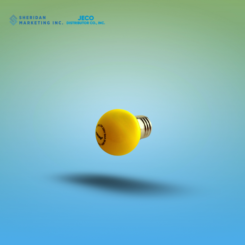 Focus LED Round Bulb Yellow 1 watt | Shopee Philippines