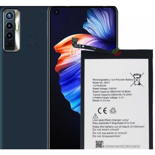 Tecno Camon 17 17P CG6 CG7 Battery BL-49GT Battery | Shopee Philippines