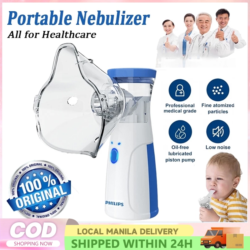 PHILIPS Portable Nebulizer Rechargeable Inhaler For Asthma Spray ...