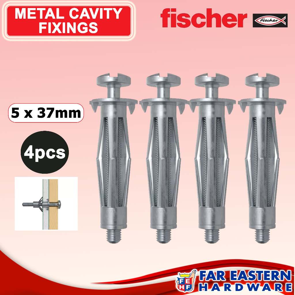 FISCHER Metal Cavity Fixings with Screw SB-Card HM 5 x 37mm S MCF ...