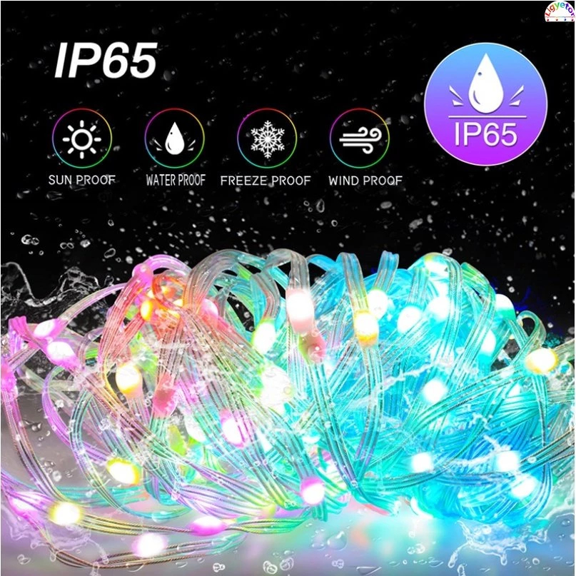 USB RGB Led Strip Lights Music Marquee Flowing Water Breathing Light ...