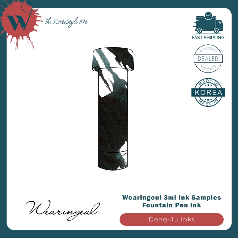 Wearingeul Fountain Pen Ink Sample Vials (Dong-Ju Inks) 3ml | Shopee ...