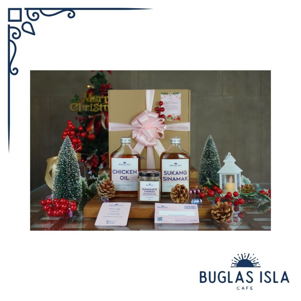 Buglas Isla Cafe Christmas Box Gift set package (Sukang Sinamak ...