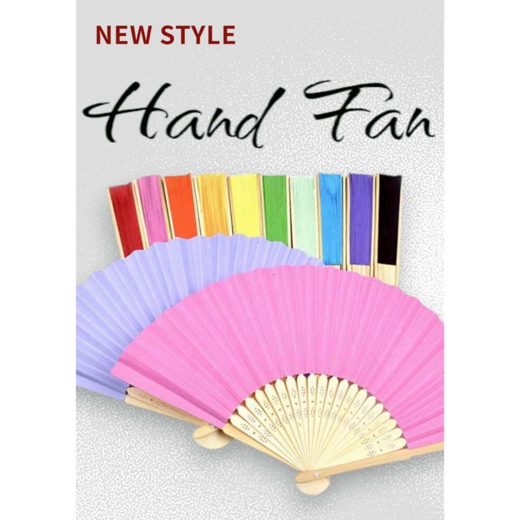 Chinese Style Hand Held Fan Oriental Summer Dancing Bamboo Folding Fan ...