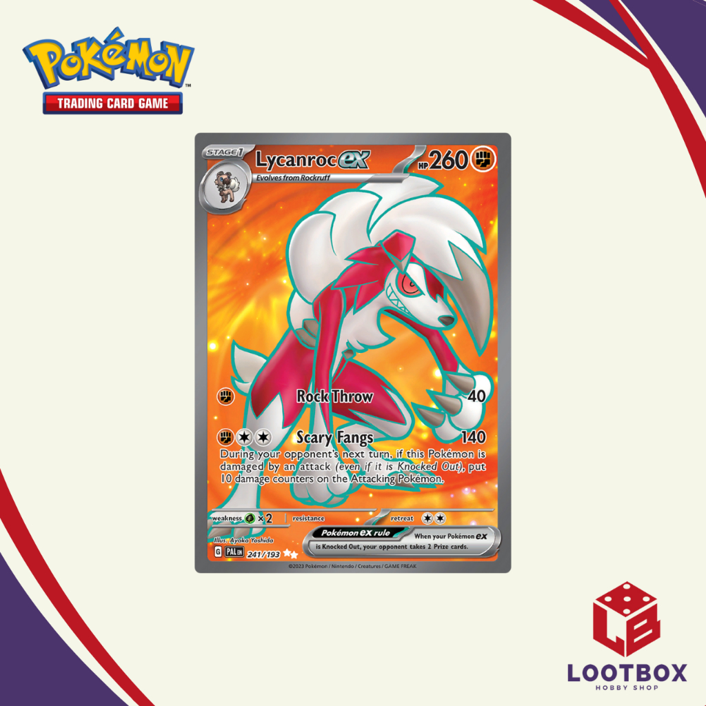 Pokemon Card Game: Lycanroc ex - Paldea Evolved | Shopee Philippines