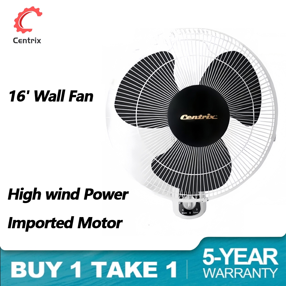 Centrix Wall Fan BUY 1 Take-1 Imported Motor High Quality 2 Nails Low ...