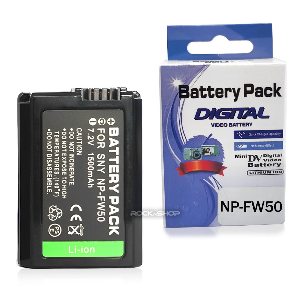 NP-FW50 NPFW50 Replacement Battery for Sony A3000 NEX3C A55 NEX7 5R 5N ...
