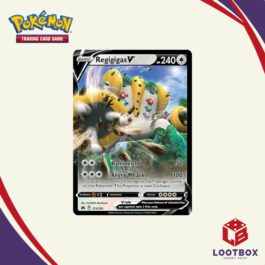 Pokemon Card Game: Regigigas V (Ultra Rare) - Crown Zenith | Shopee ...
