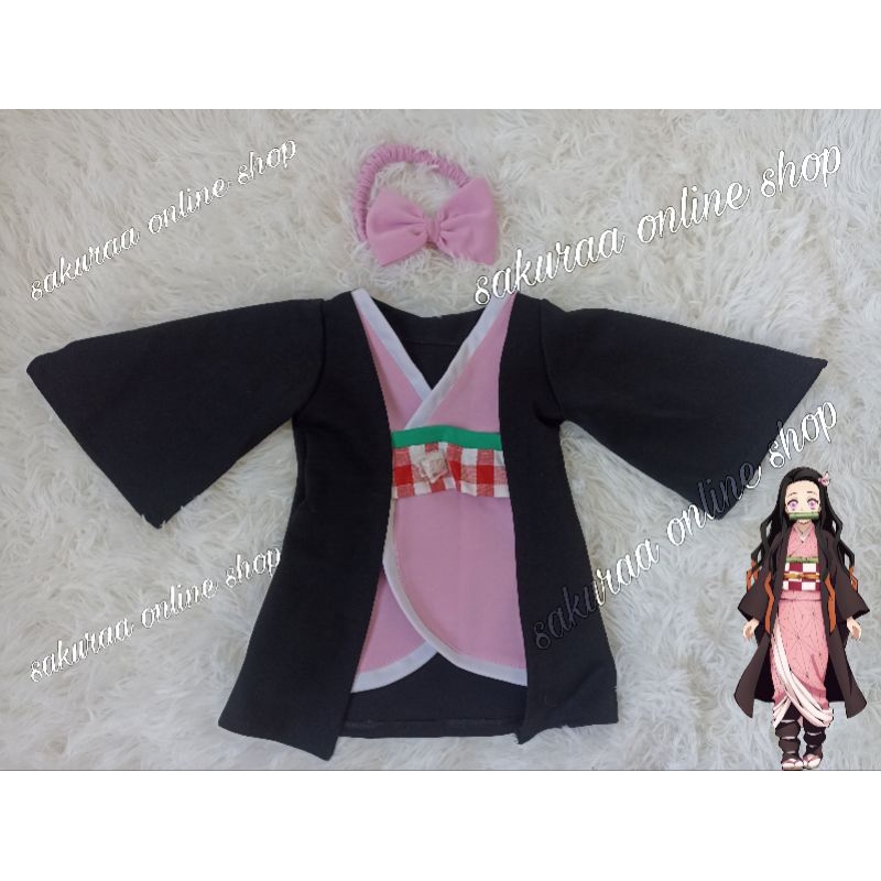 NEZUKO COSTUME FOR BABY (demon slayer) | Shopee Philippines